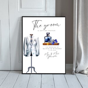 Groom Wedding Suite Welcome Sign, Groomsmen Dressing Room Banner ...