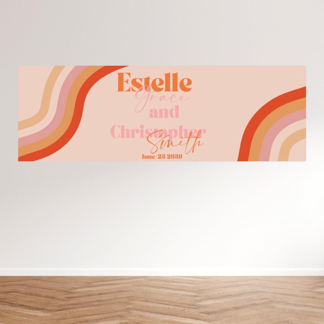 Editable Retro Birthday Welcome Sign Template | Vintage Party Vinyl ...