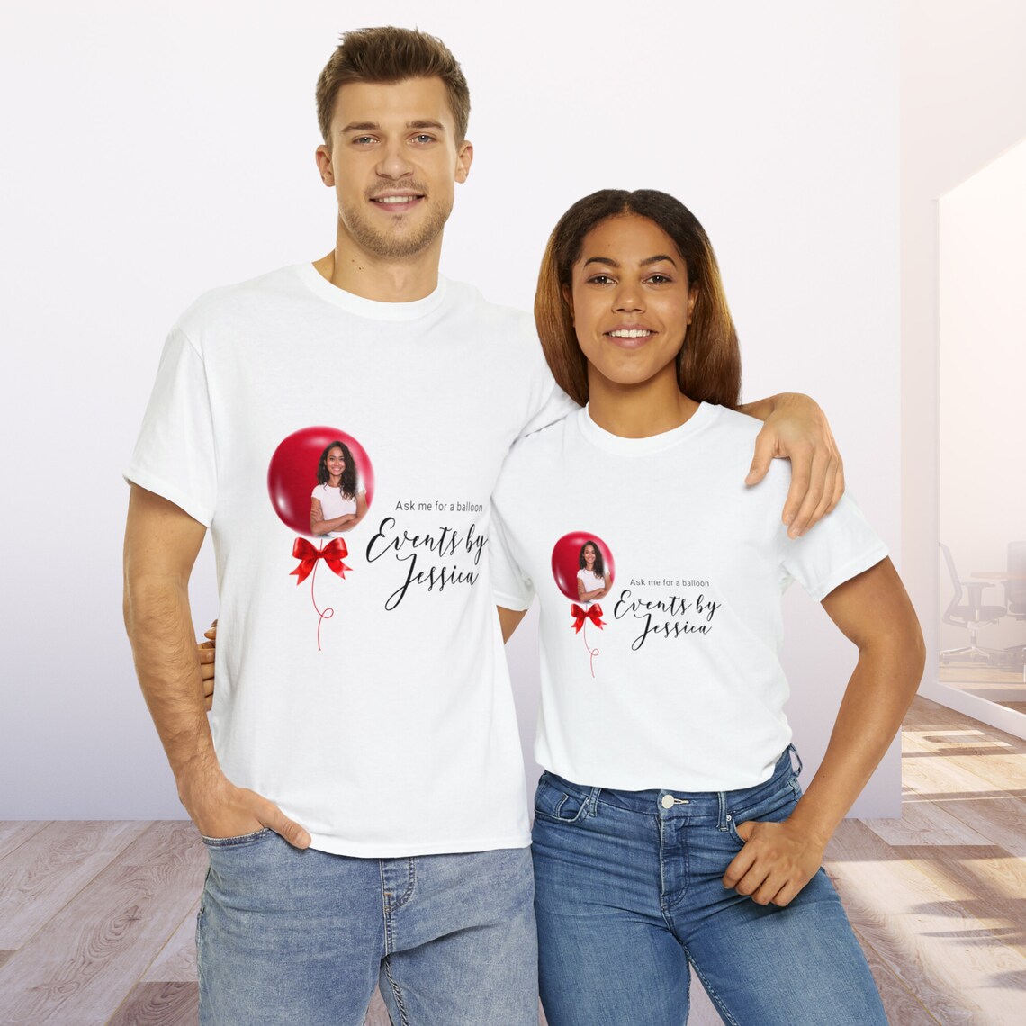 Balloon Artist Tshirt, Balloon Business Photo Shirt, Personalized Event ...