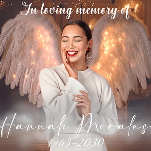 In Loving Memory Welcome Sign Template | Custom Photo Funeral Signage ...