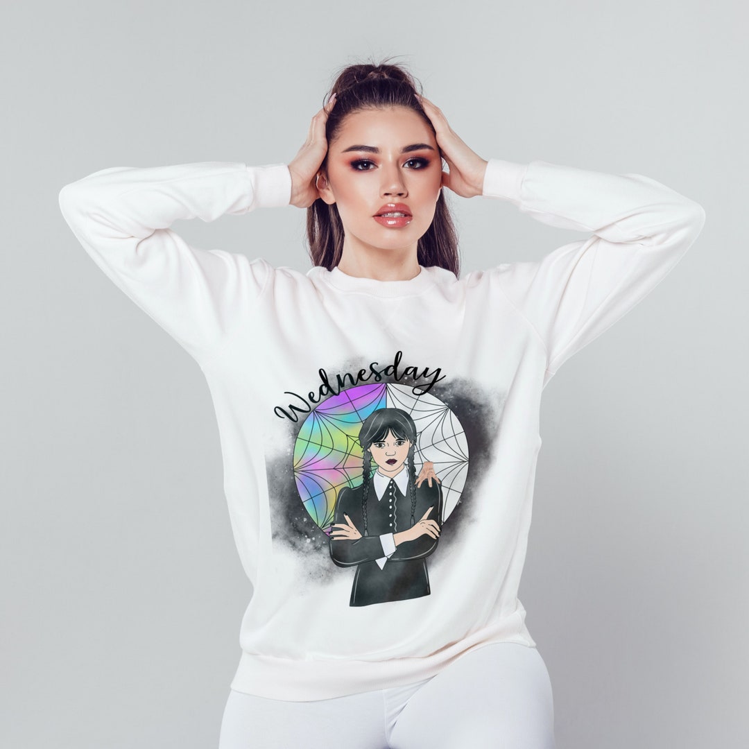 Wednesday Addams Custom Sweatshirt, Personalized Fall Hoodie ...