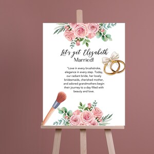 Bridal Suite Room Wedding Sign, Let's Get the Bride Married Banner ...