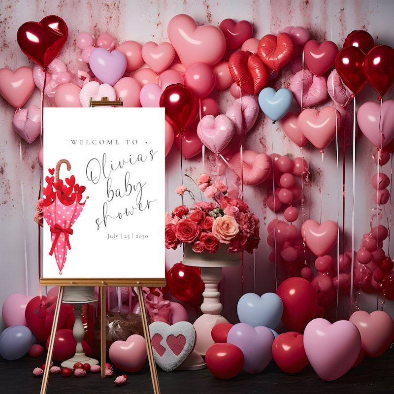 Baby Shower Heart - Etsy