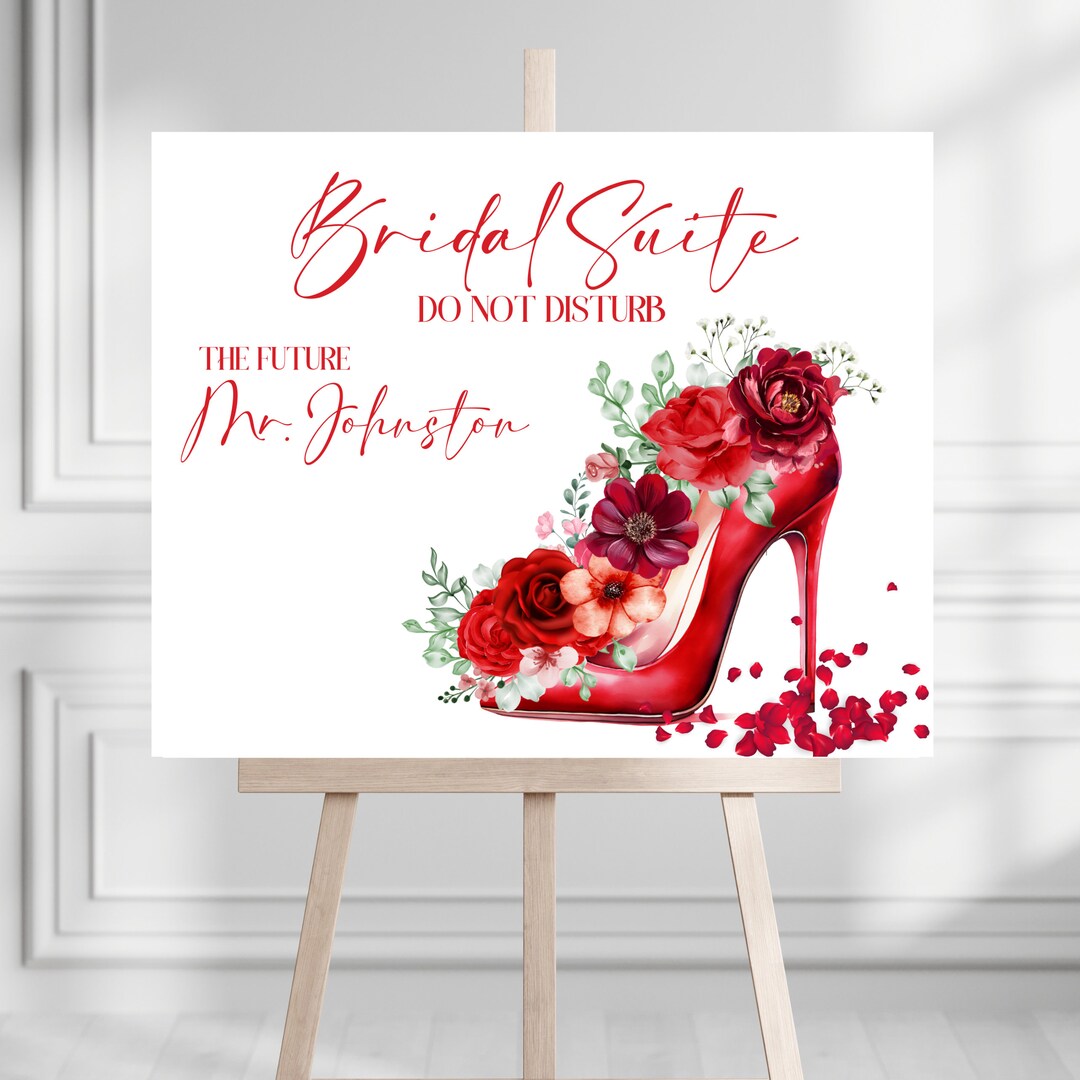 Customizable Bridal Suite Sign, the Bride & Her Tribe Getting Ready ...