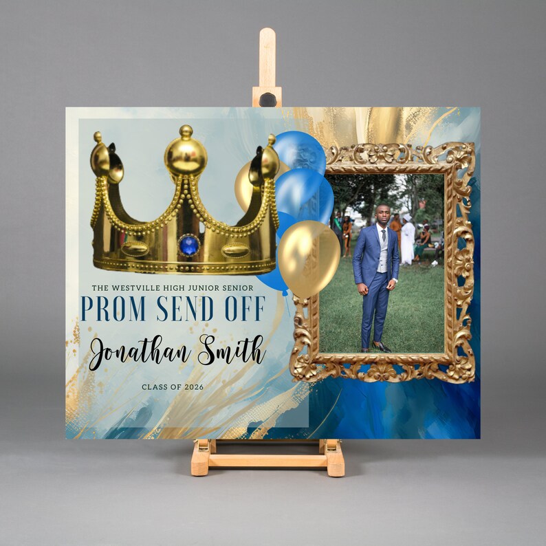 Prom Send off Party Welcome Sign, Prom Printable Signs, Prom Night ...