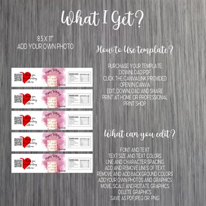 Valentine Birthday Water Bottle Labels, Printable Heart and Cake Party ...