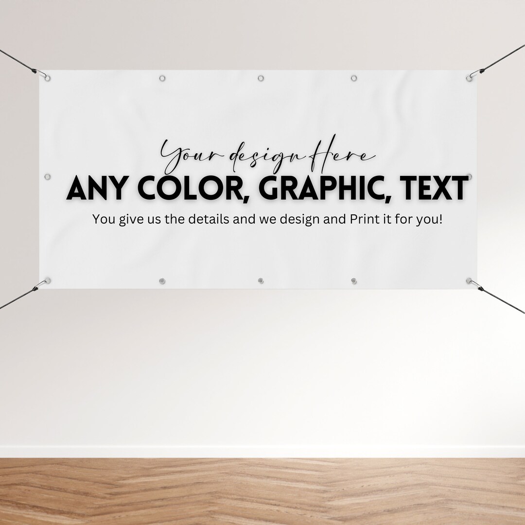Custom Vinyl Banners - Business & Event Signage - Waterproof Durable ...