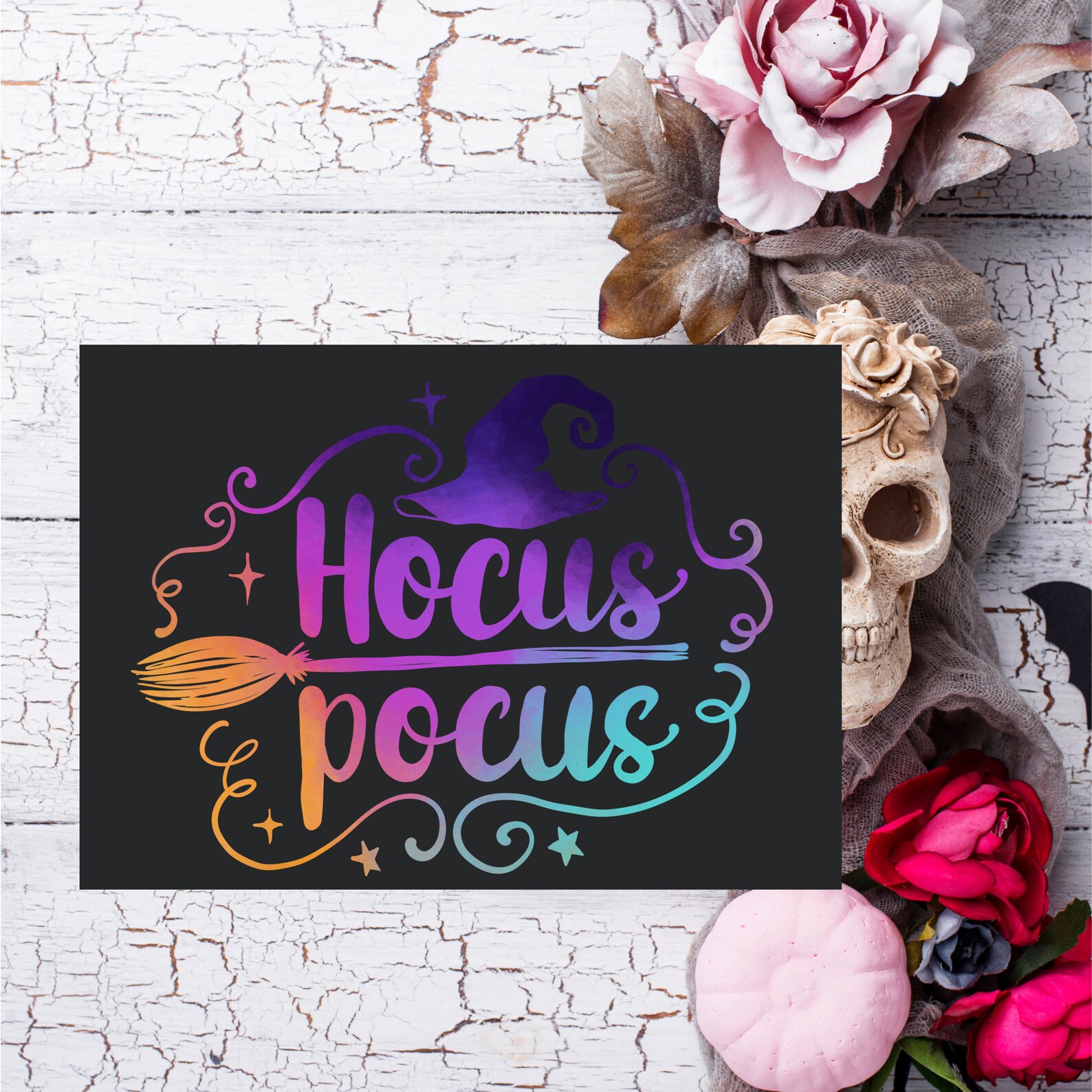 Hocus Pocus Birthday Invitations, Kids Scary Halloween Birthday ...