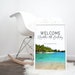Bora Bora Birthday Welcome Sign, French Polynesia Beach Banner ...
