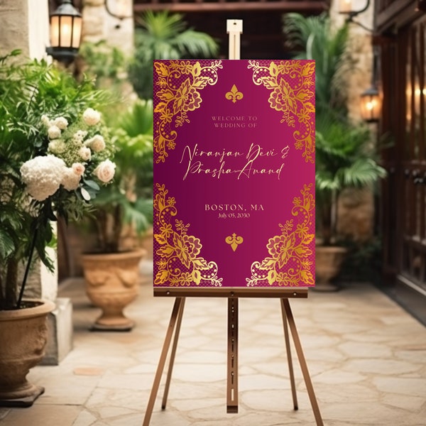 Indian Wedding Signs - Etsy