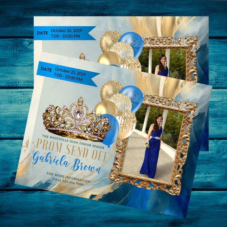 Prom Invitation Flyer Prom Event Flyers Prom Invitation - Etsy