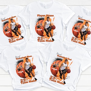 Custom Basketball Player Shirt, Custom Basketball Design, Custom Basketball Parents Shirt ...
