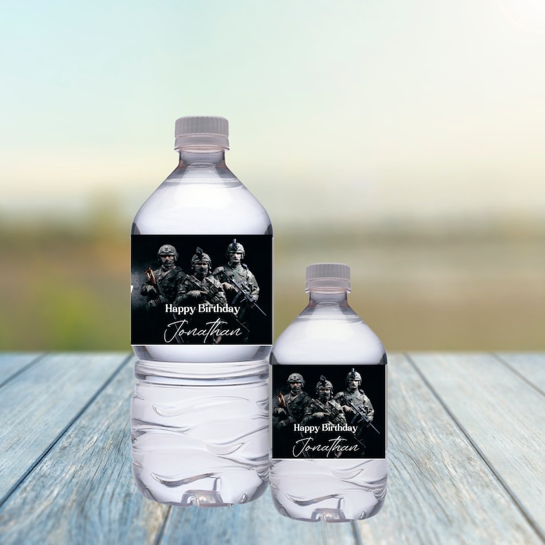 Video Game Party Water Bottle Labels, Gamer Bottle Label, Gaming ...