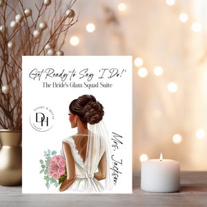 African American Bridal Suite Sign - Dressing Room Decor - Bride ...