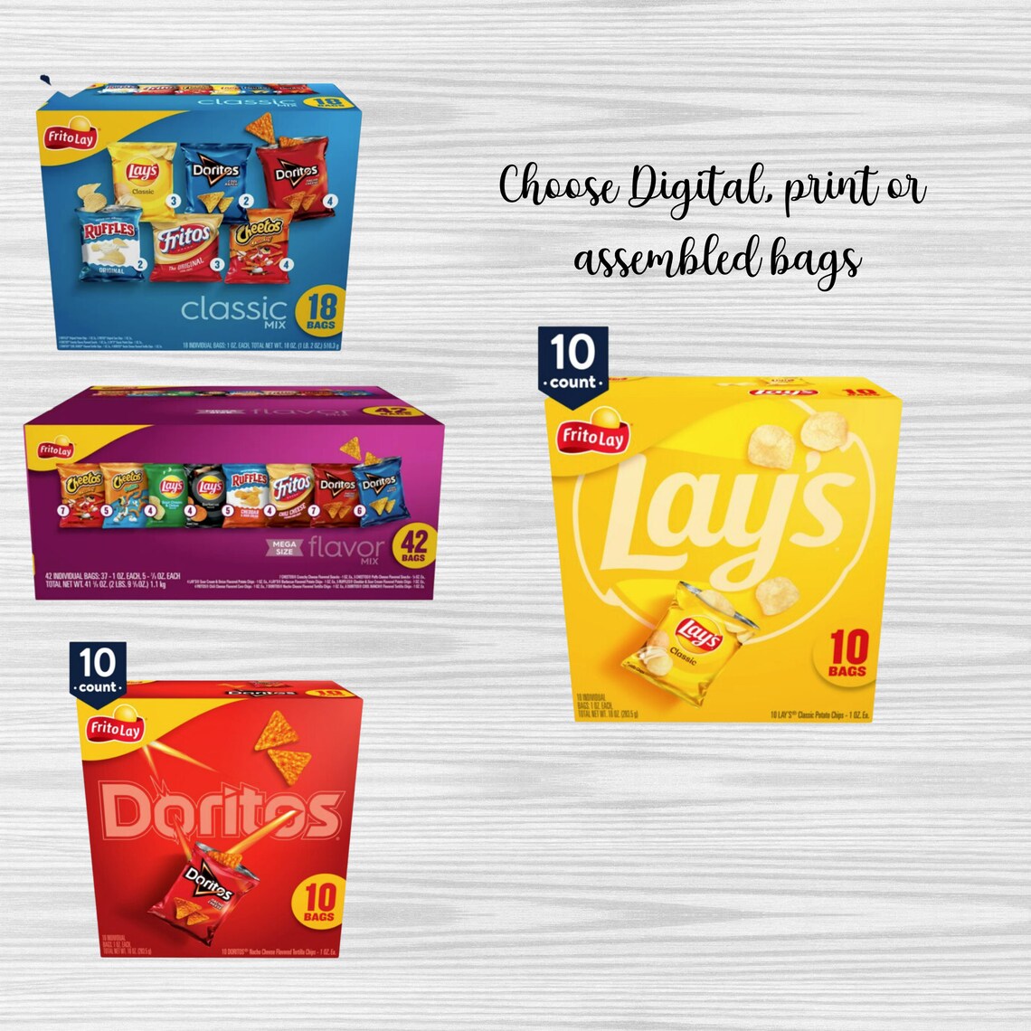 Video Game Assembled Chip Bag Chip Bags Party Favor Video - Etsy