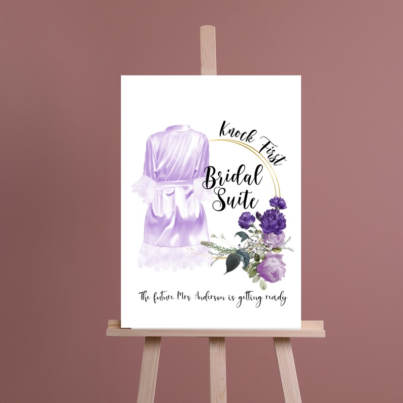 Bridal Suite Knock First Wedding Sign the Bride is Getting - Etsy