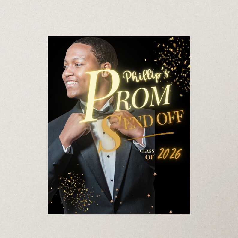 Prom Send off Party Welcome Sign Prom Printable Signs Prom - Etsy