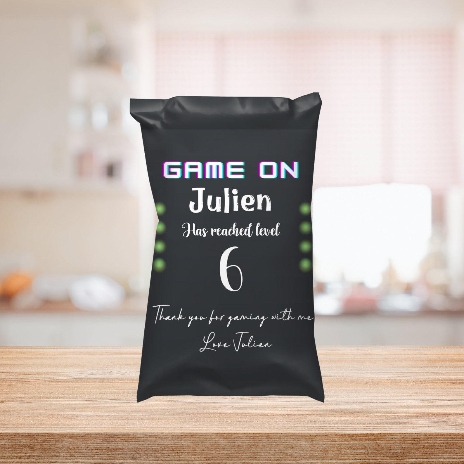 Video Game Assembled Chip Bag Chip Bags Party Favor Video - Etsy
