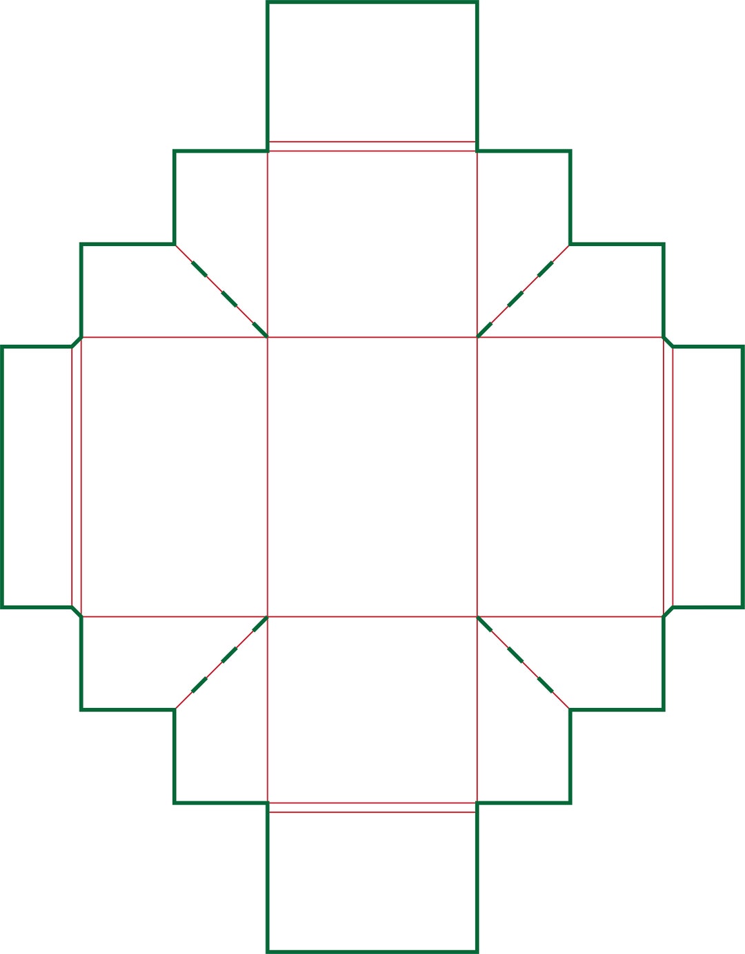 Foldable Box SVG Template for Small Items | Printable Cardstock | Gift ...