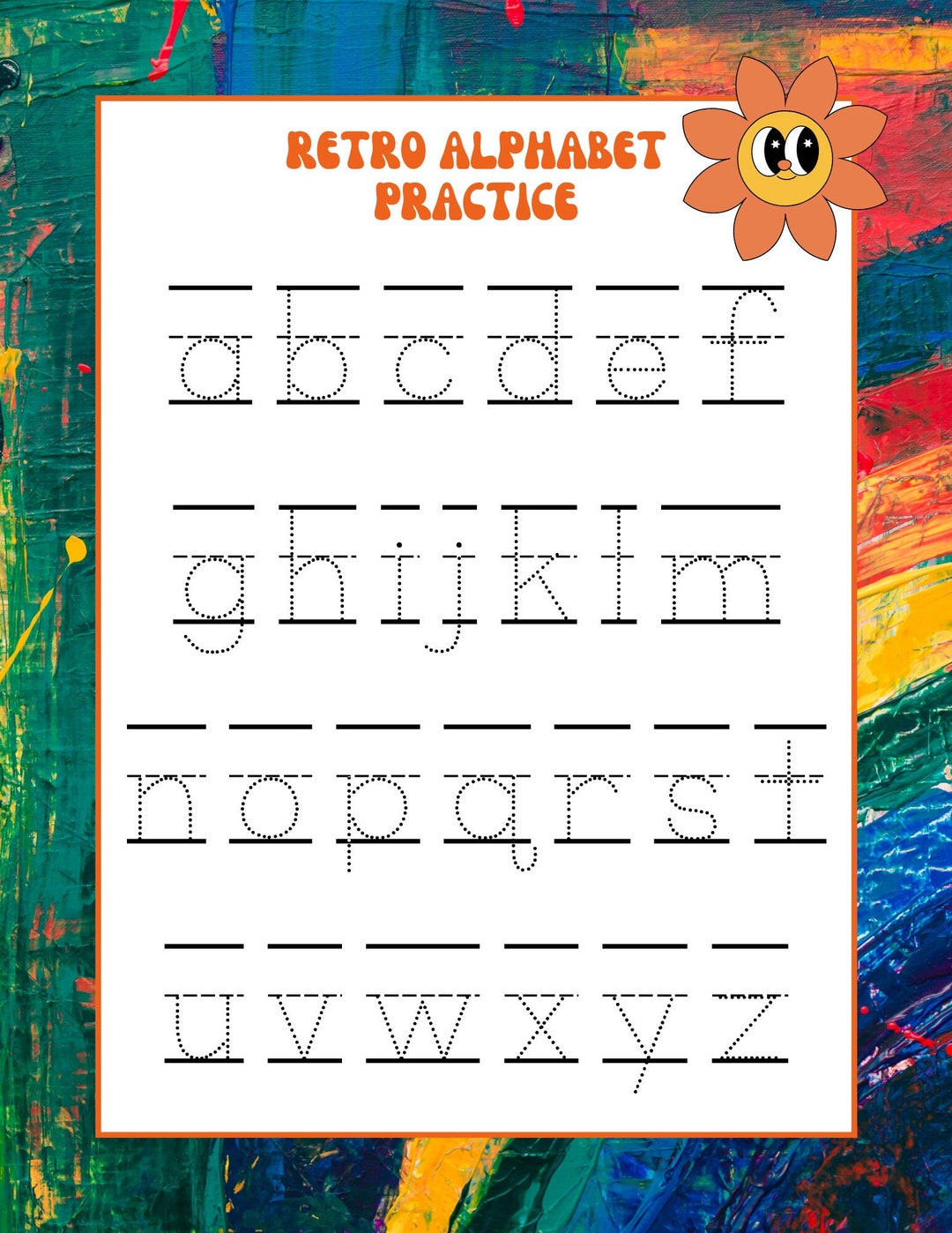 Alphabet Tracing - Etsy