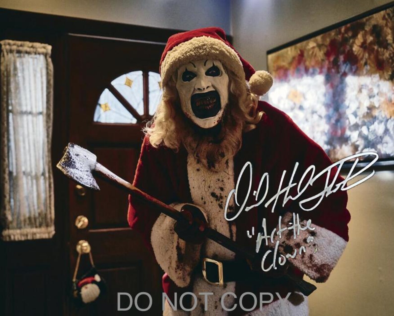 TERRIFIER Art the Clown David Howard Thornton Reprint Signed 11x14 ...