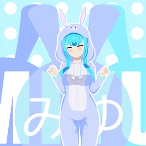 Anime Girl Bunny Desktop Wallpaper Pack 3840x2160px, 300ppi - Etsy