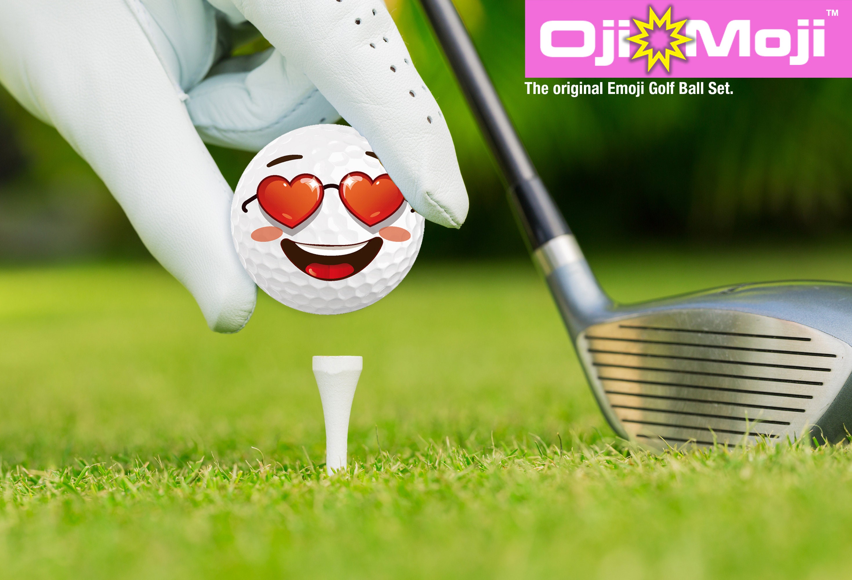 Oji-emoji Premium Emoji Golf Balls, Unique Professional Practice Golf ...