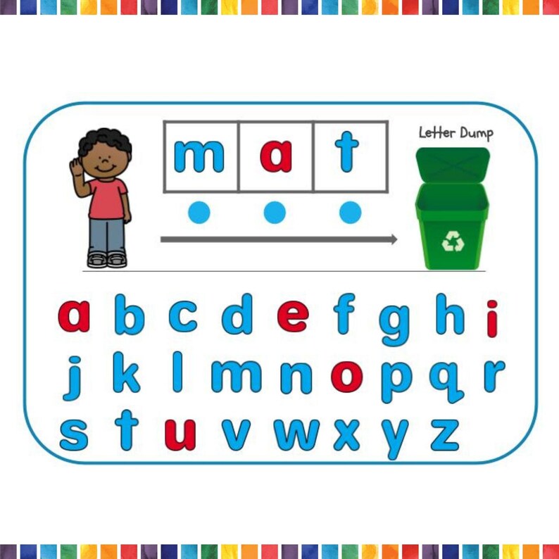 Word Chains CVC 7 Phonics Word Work UFLI Inspired Digital Magnetic ...