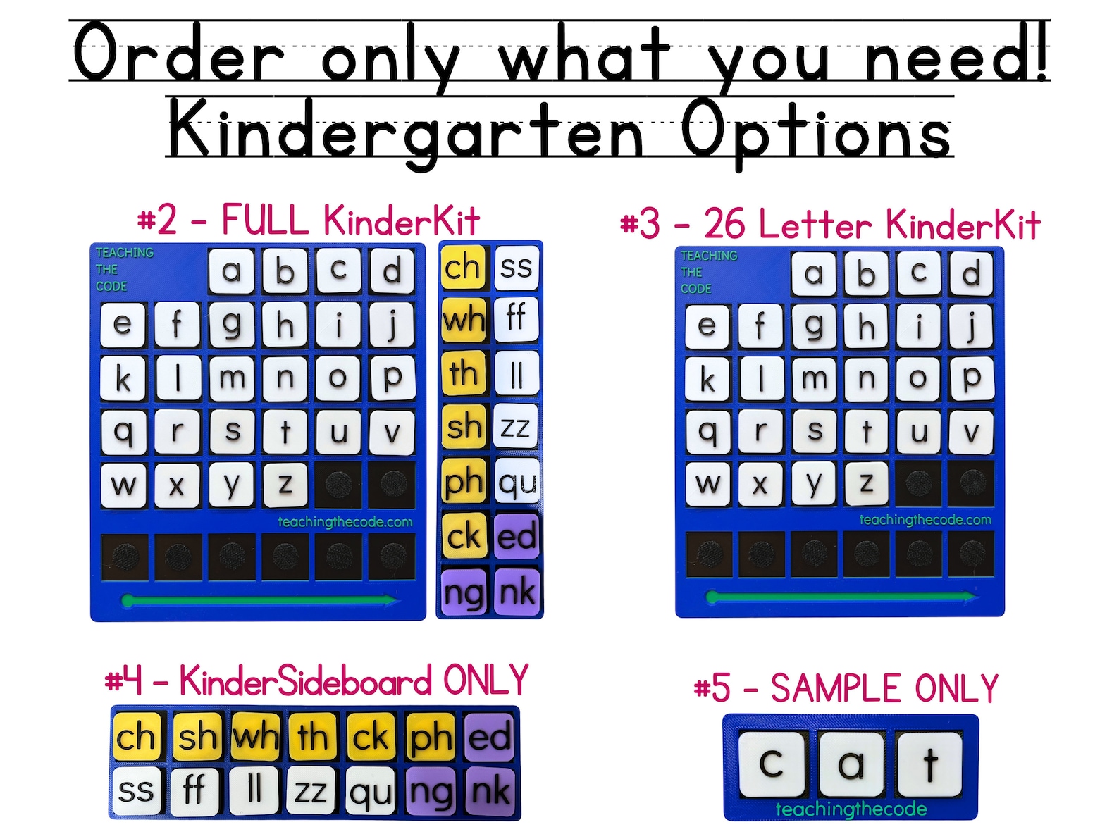 Multisensory Phonics Tiles & Word Building Board Mats Kits | Word ...