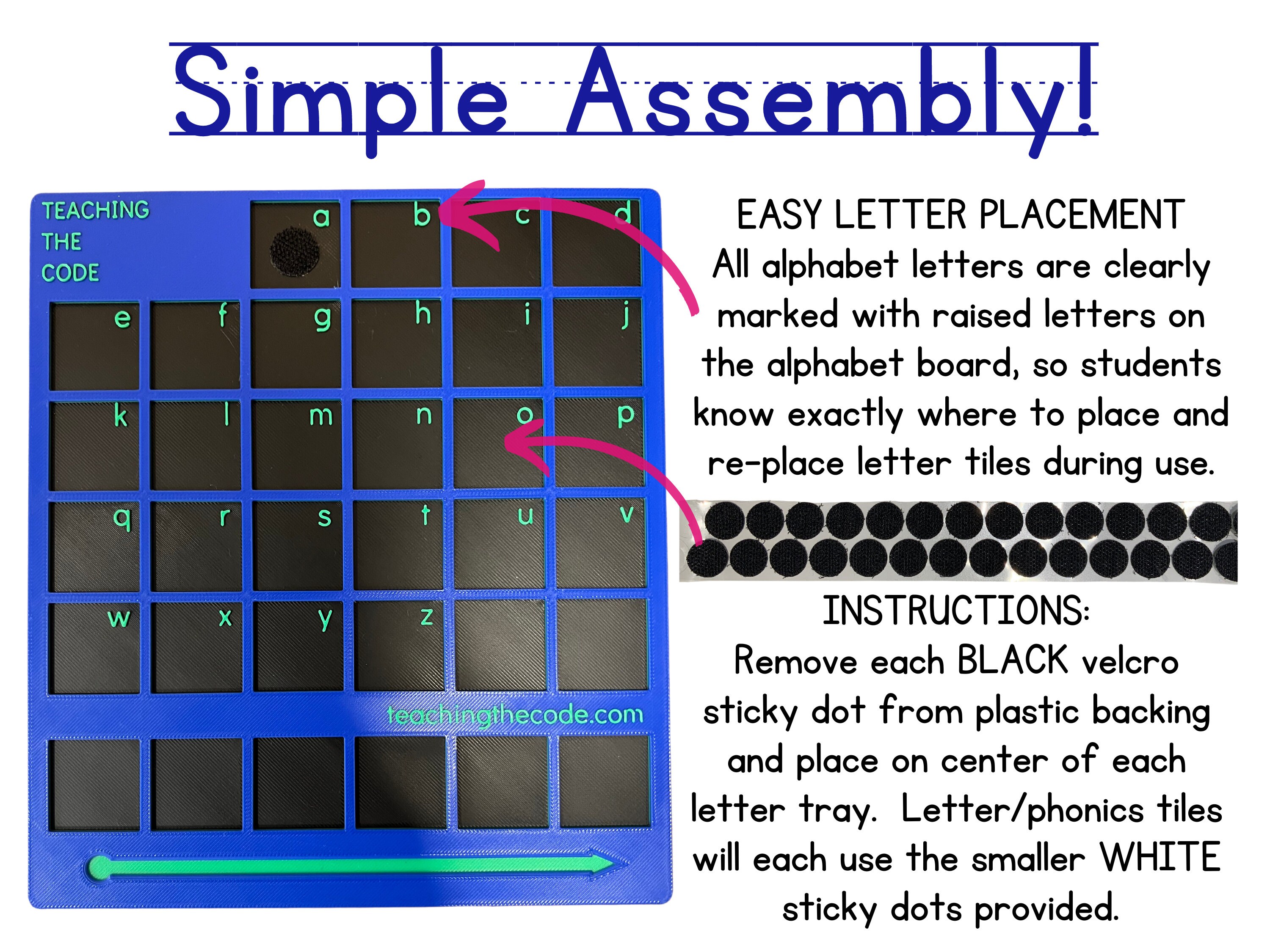 Multisensory Phonics Tiles & Word Building Board Mats Kits | Word ...