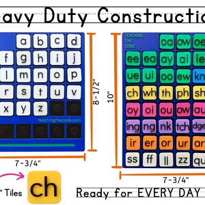 Multisensory Phonics Tiles & Word Building Board Mats Kits | Word ...