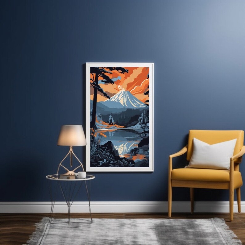 Printable Volcano National Park Poster, Hawaii Travel Poster, Hawaii ...