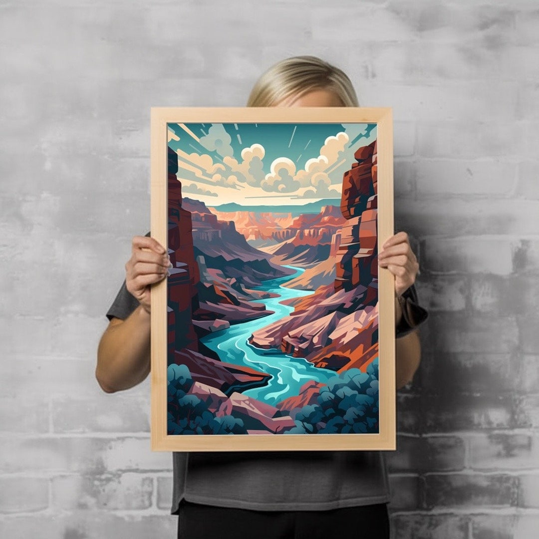 Printable Grand Canyon National Park Poster, Arizona Print, Nature Wall ...