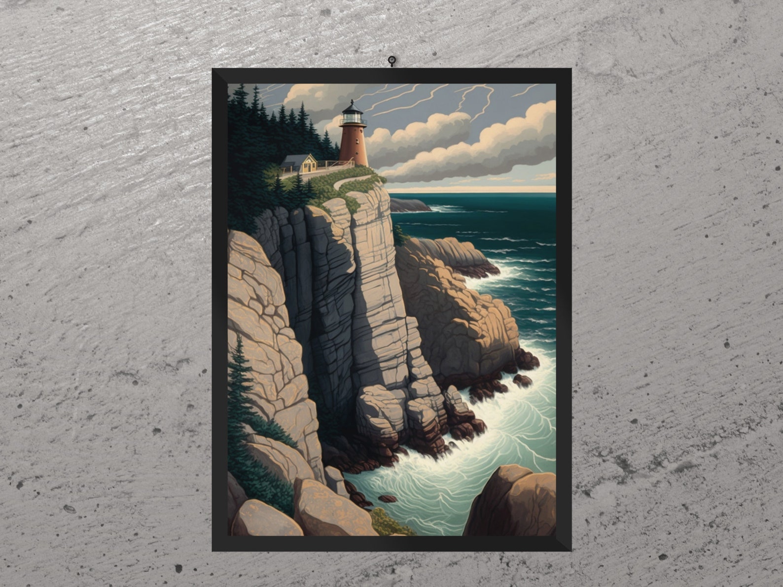 Printable Acadia National Park, Digital Download, Travel Style Poster ...