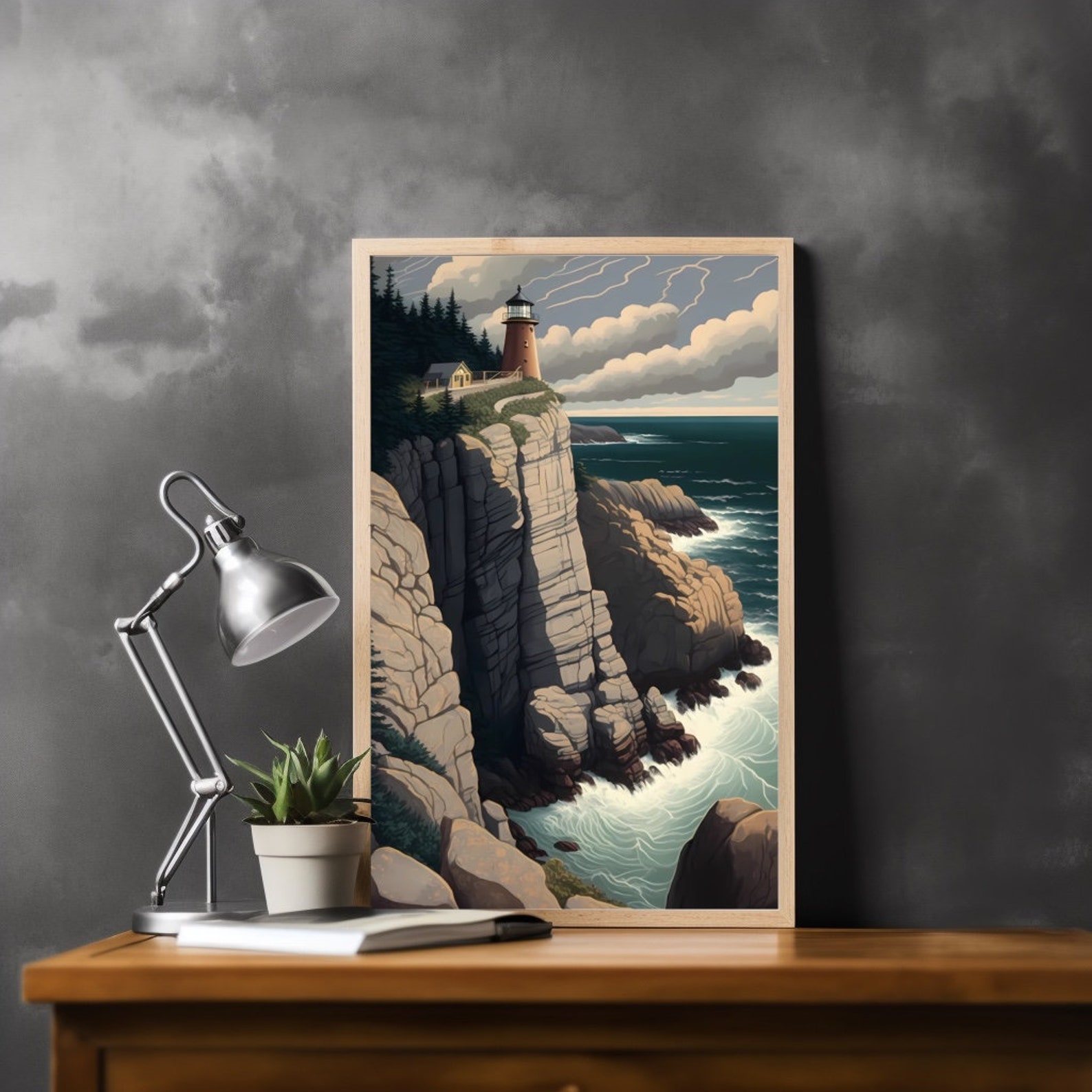 Printable Acadia National Park, Digital Download, Travel Style Poster ...