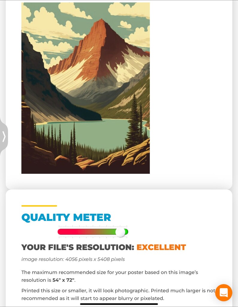 Printable Glacier National Park Poster Instant Download - Etsy