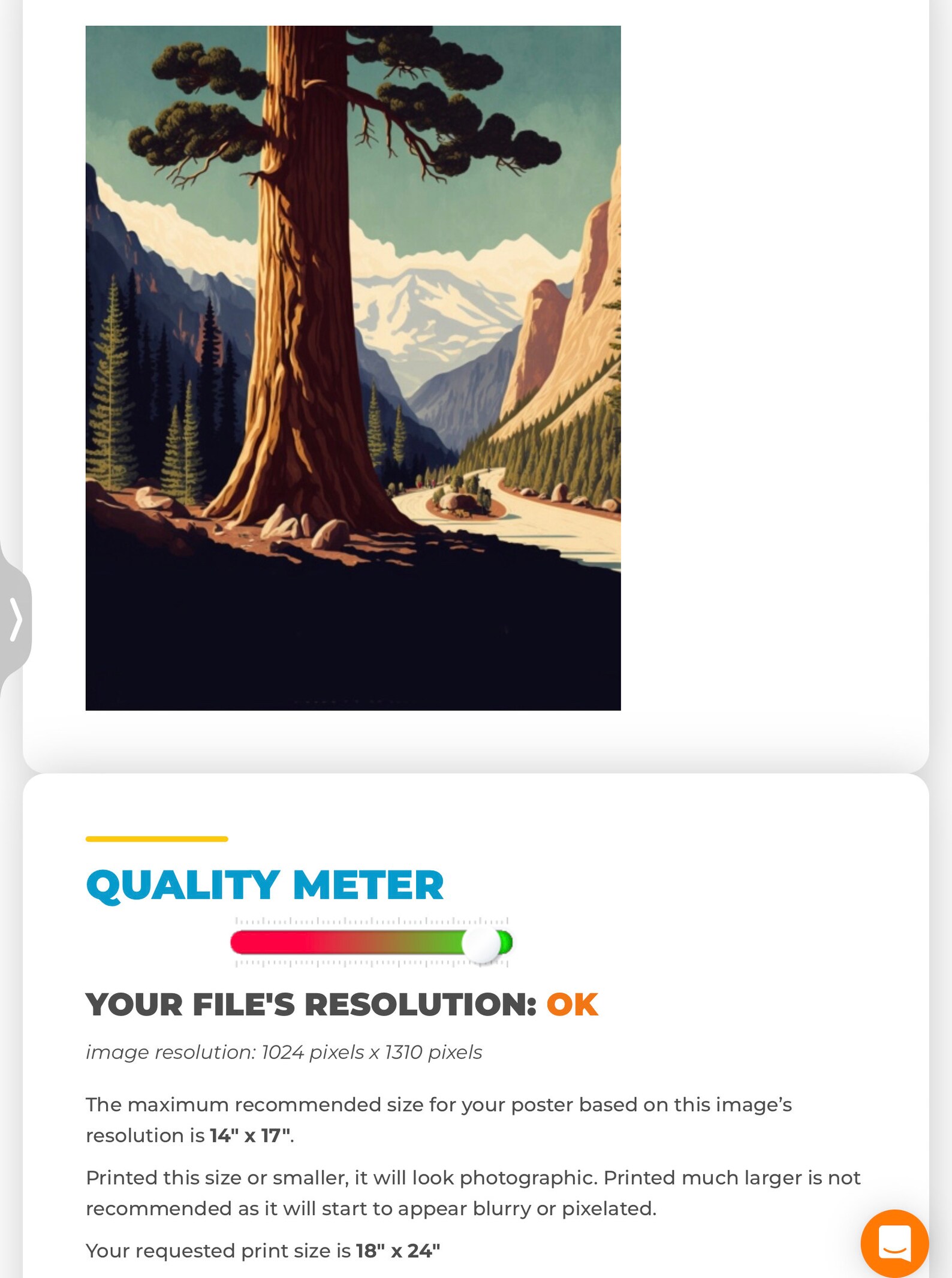 Printable Giant Sequoia Tree Poster, Sequoia National Park, California ...