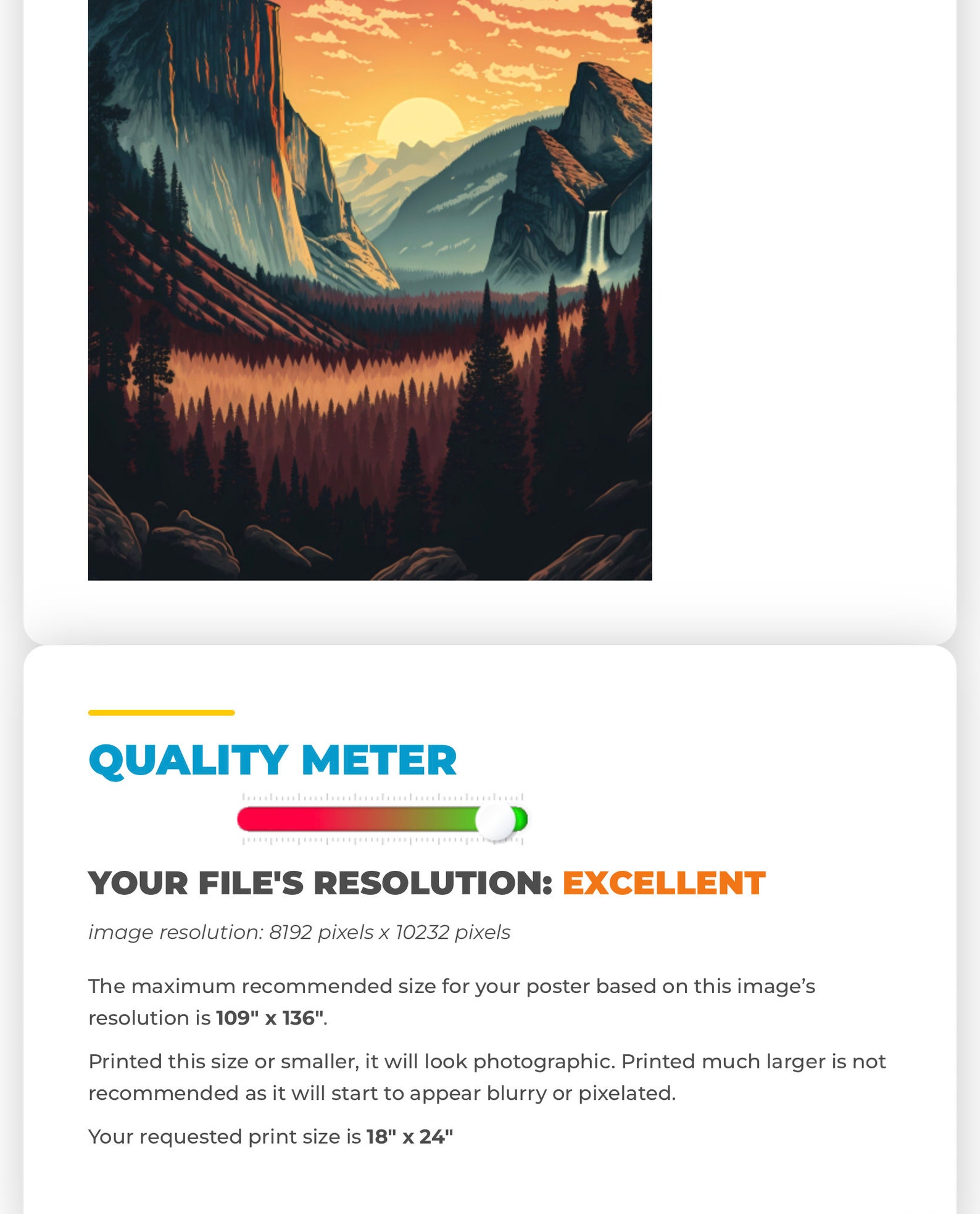 Printable, Yosemite National Park Poster, Instant Download Travel ...