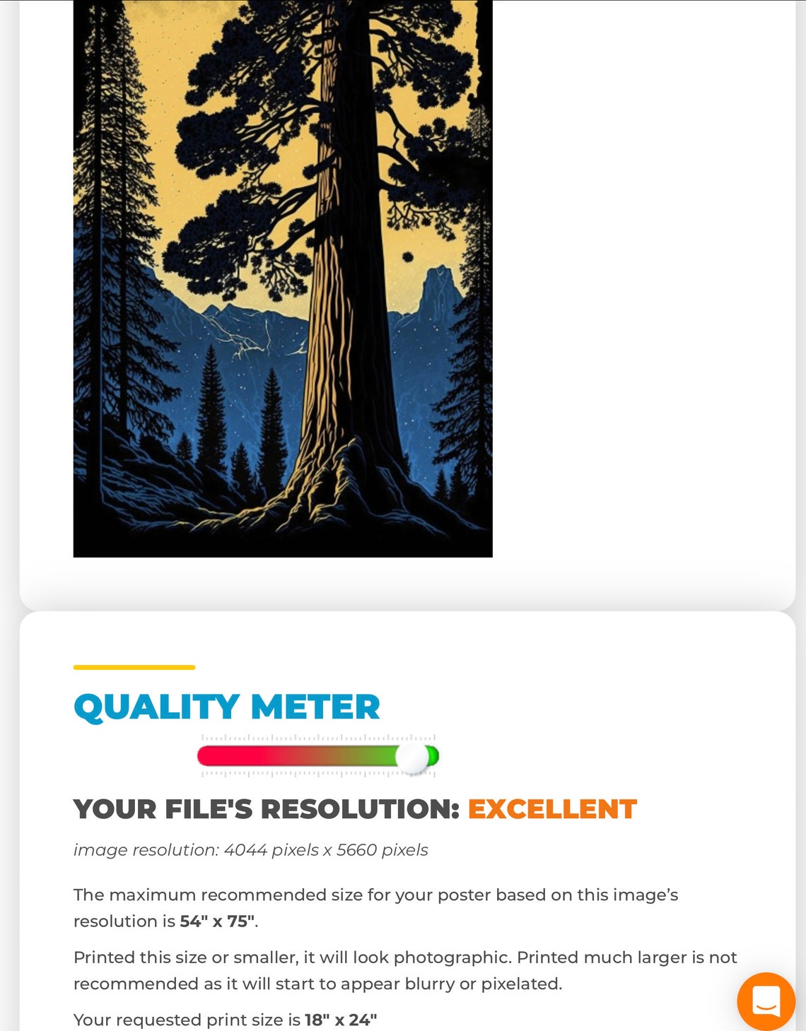 Printable Giant Sequoia Tree Poster, Sequoia National Park, California ...