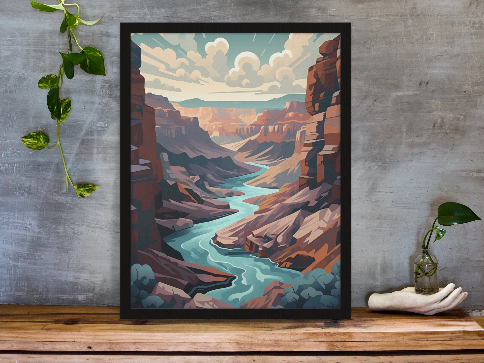 Printable Grand Canyon National Park Poster, Arizona Print, Nature Wall ...