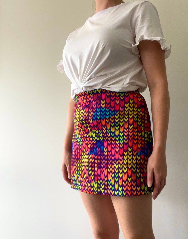 A-line Mini Skirt Sewing Pattern - Sizes 8-18 - PDF Instant Download ...