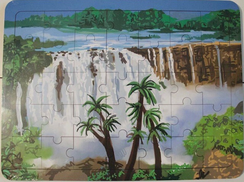 Ethiopian Abbay nile River Wooden Jigsaw Puzzle - Etsy