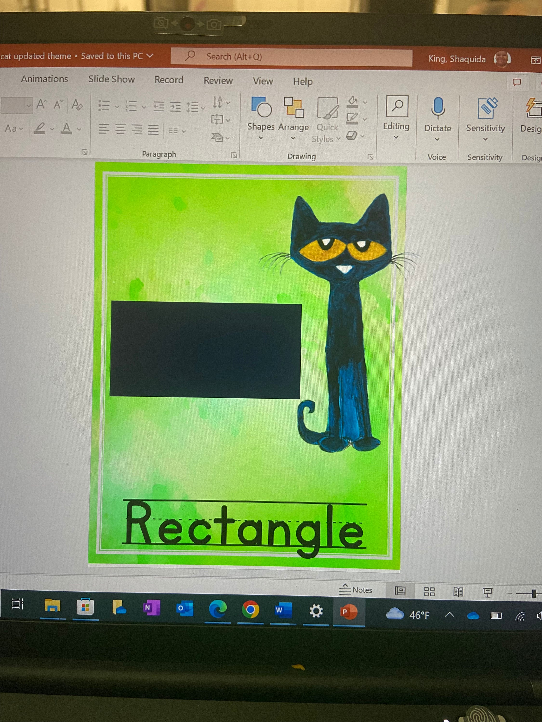 Pete the Cat Shapes - Etsy