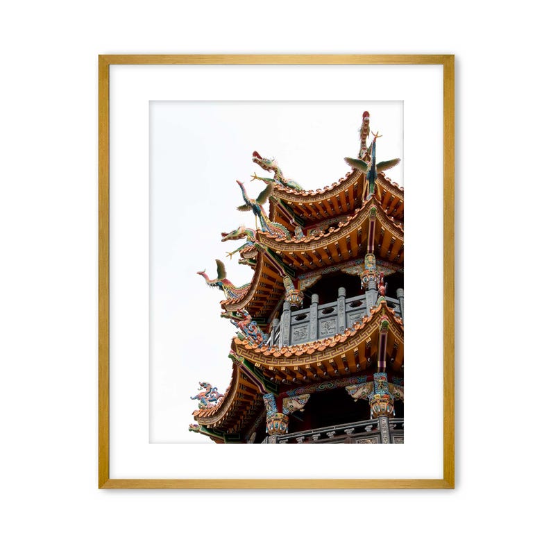 Taoist Temple Print, Ying Yang Wall Art, Asian Decor, Taiwan Photo - Etsy