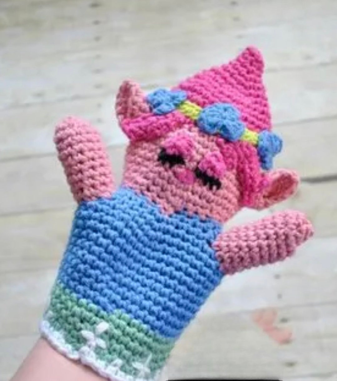 Princess Poppy Bath Time Puppet Crochet Pattern - Etsy