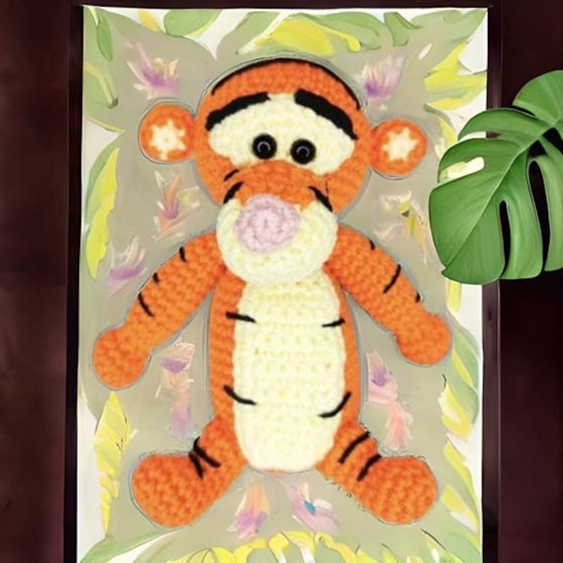 Tigger From Winnie the Pooh and Friends/crochet Pdf Pattern - Etsy