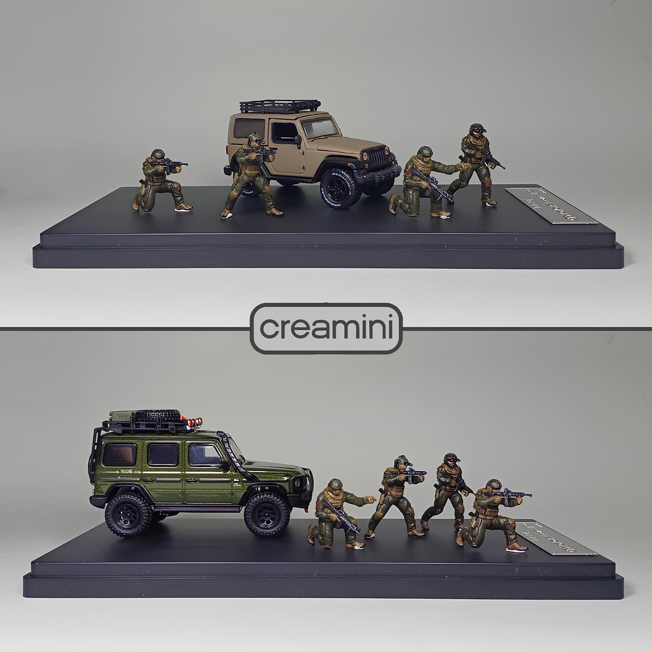 Soldier 1- 1:64 Scale Handpainted Figure Set - Etsy