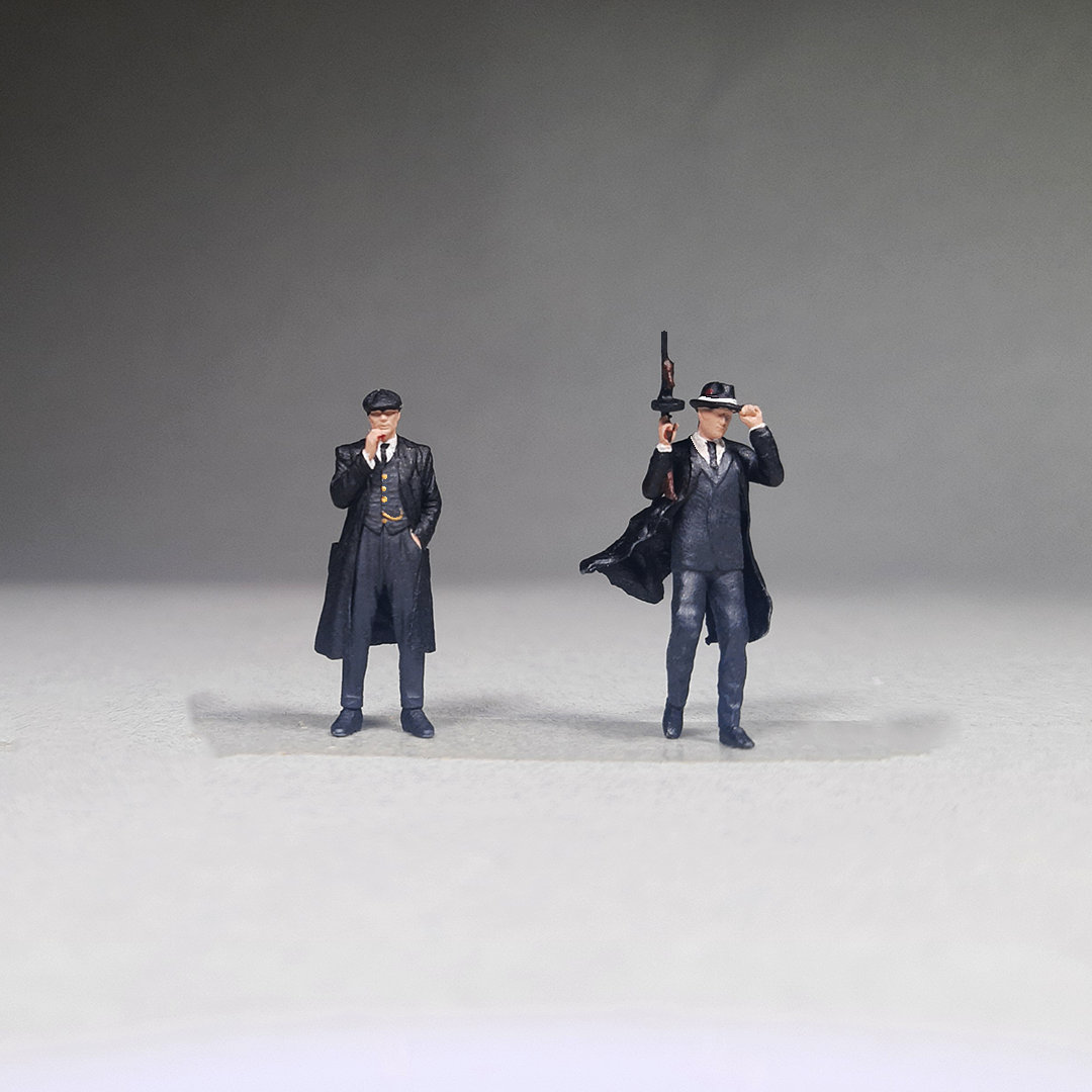 Mafia Crew Tommy Shelby 1:64 Scale Handpainted Figure Set - Etsy