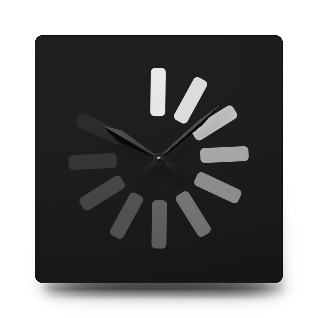 Loading Screen Wall Clock, Contemporary Home Office Decoration Internet ...