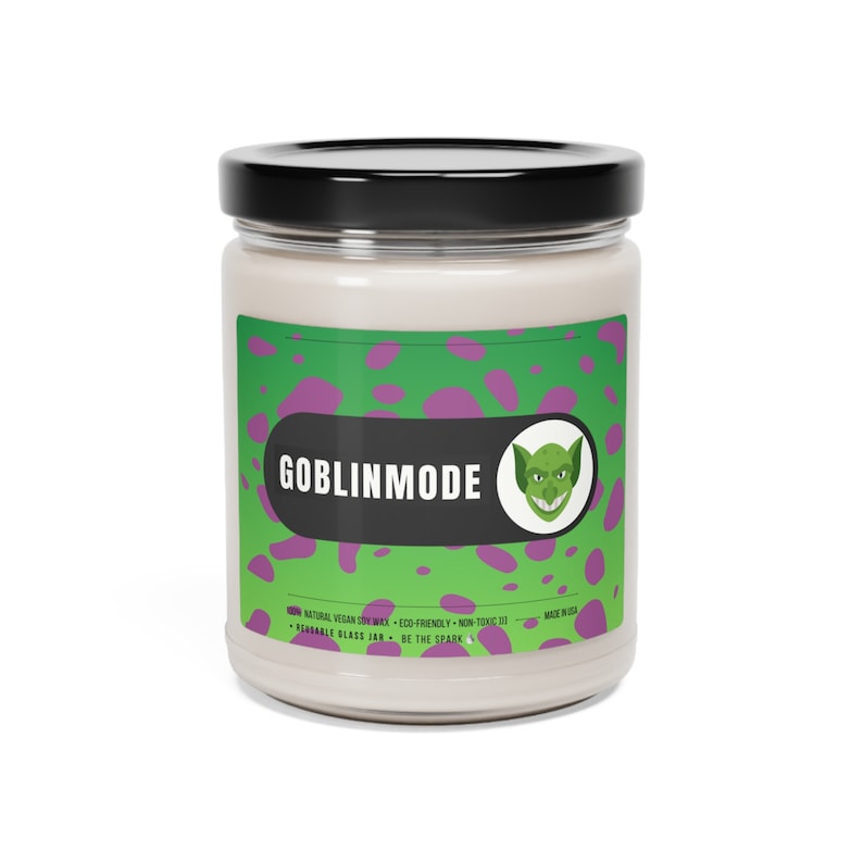 Goblin Mode Candle, Goblincore Teen Gift Geeky College Dorm Room ...